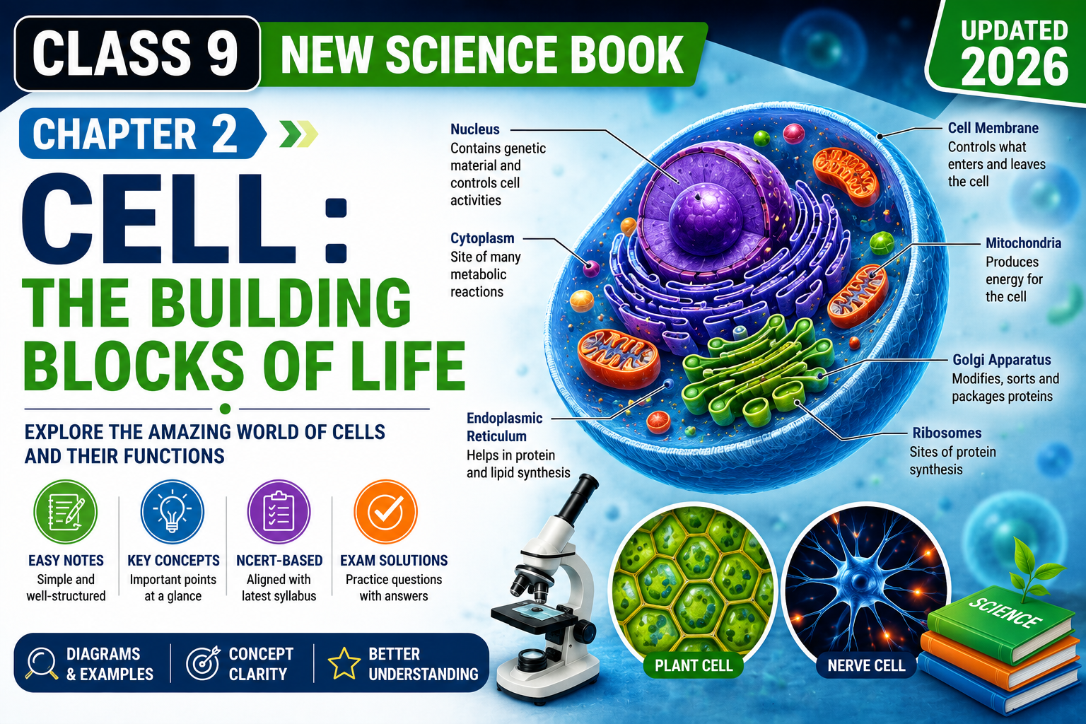 Class 9 New Science Book 2026 Ch 2 Cell